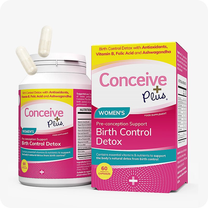 Birth Control Detox 60 Caps – Conceive Plus Europe