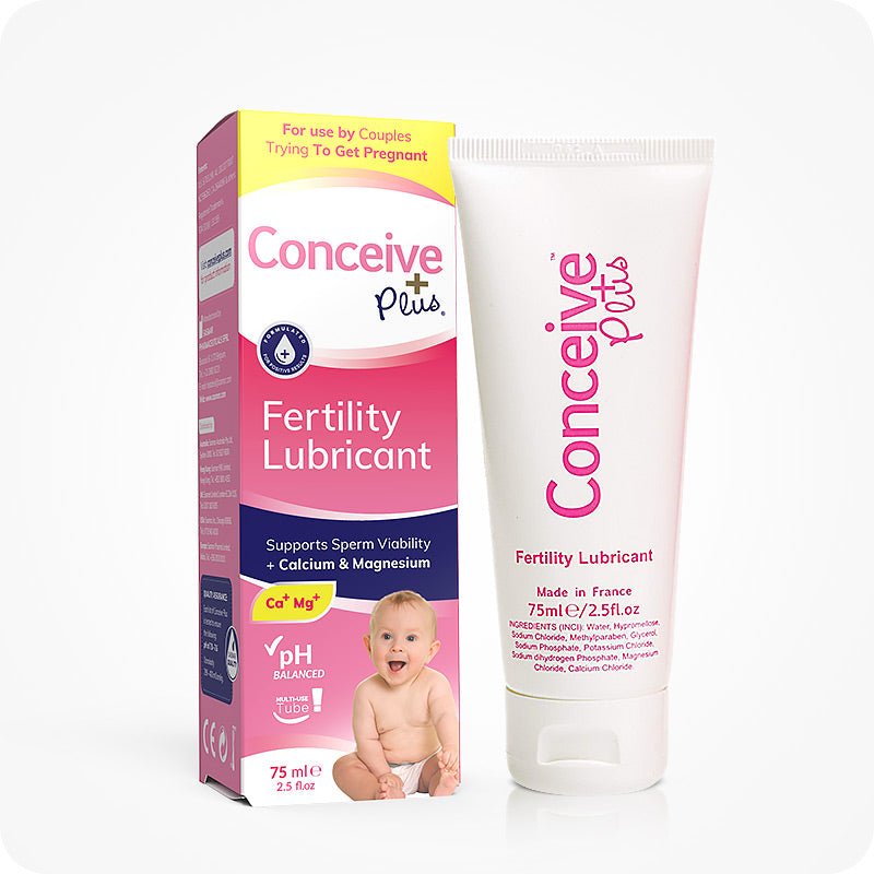 Fertility Lubricant 75ml Tube + 8x 4g Applicators – Conceive Plus Europe