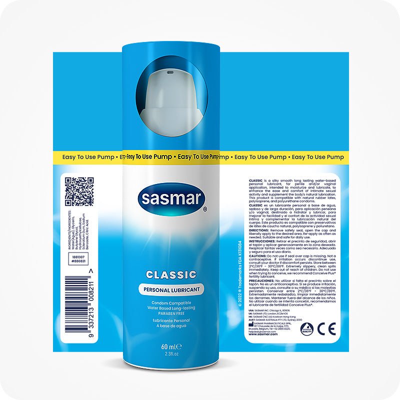 Sasmar Classic Personal Lubricant – Conceive Plus® Europe
